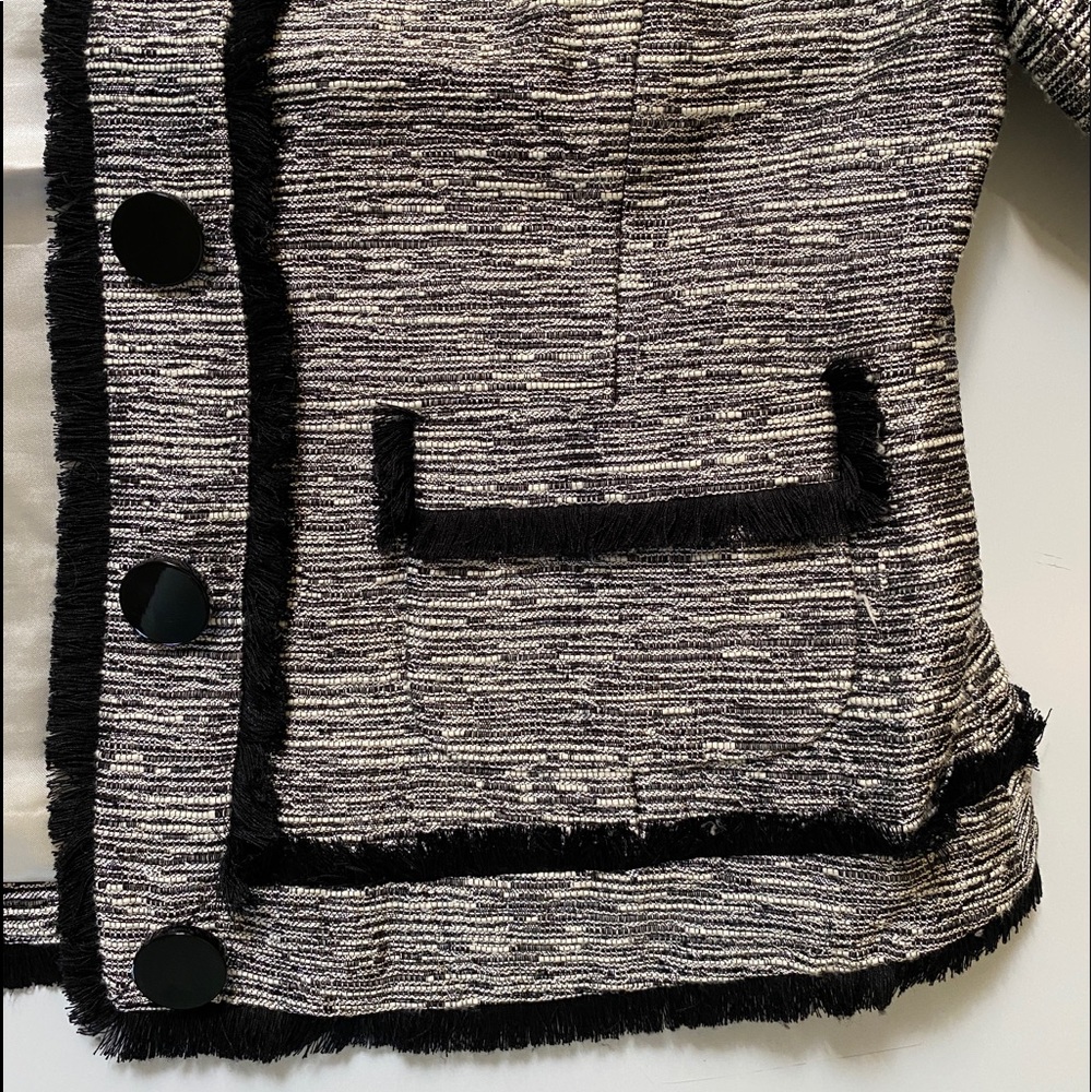 Kate Spade Metallic Tweed Jacket And Skirt - Gem